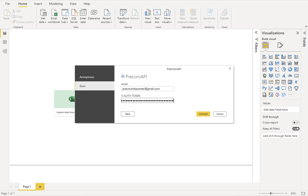 Power BI Custom Connector Integration with Precoro