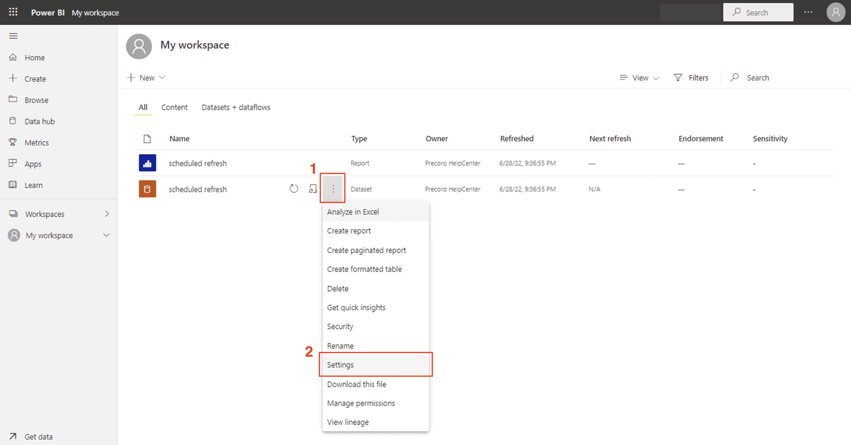 How to Set Up a Scheduled Refresh in Power BI