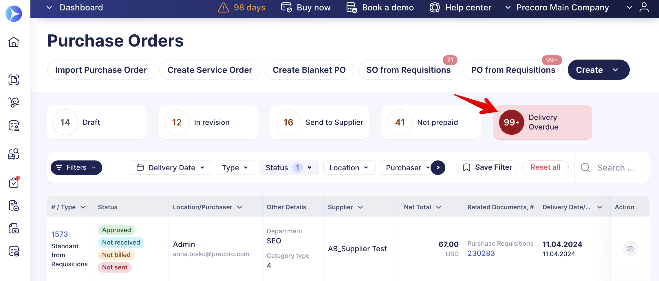 How to Track a Purchase Order