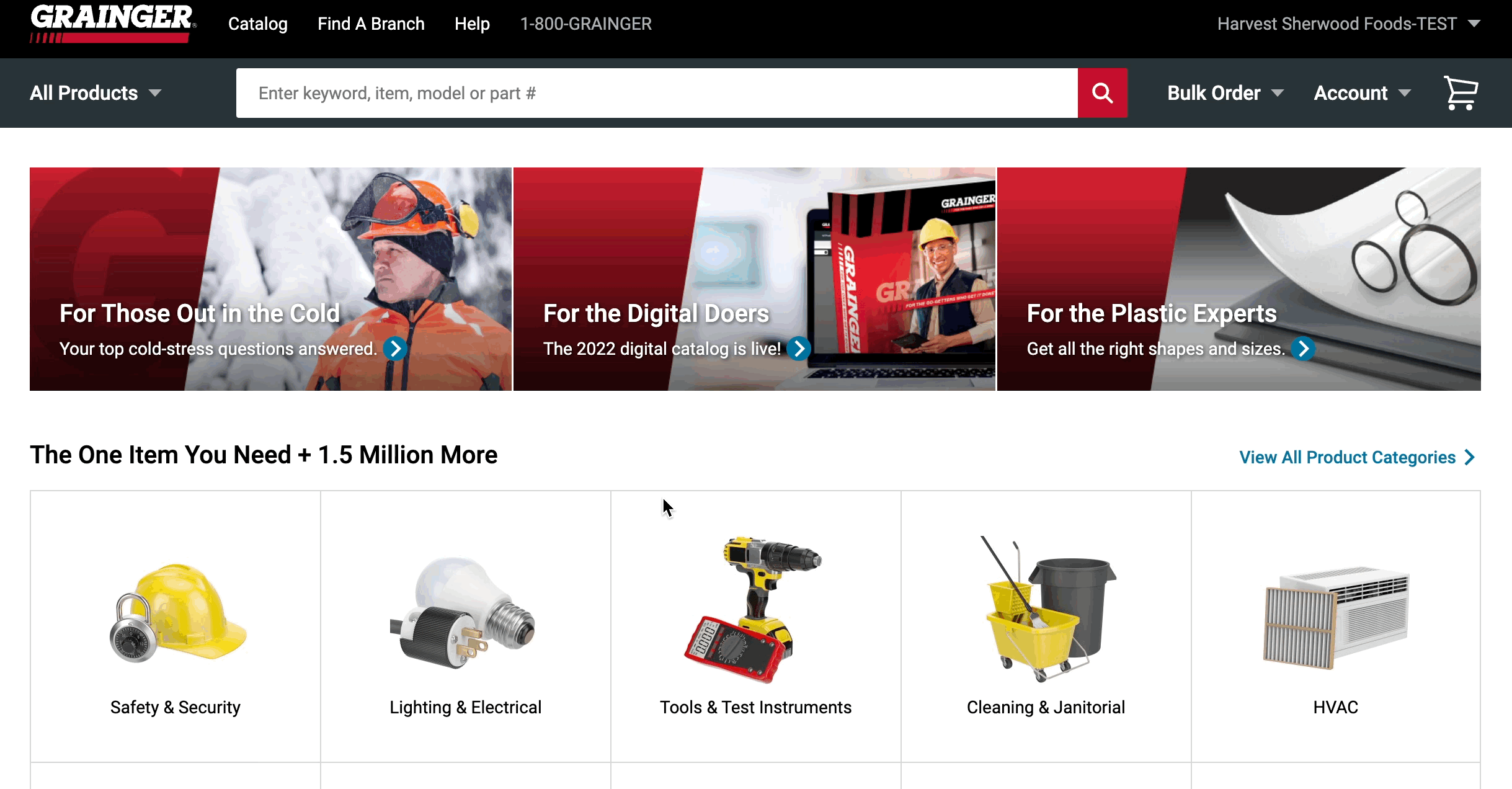 Grainger PunchOut Catalog