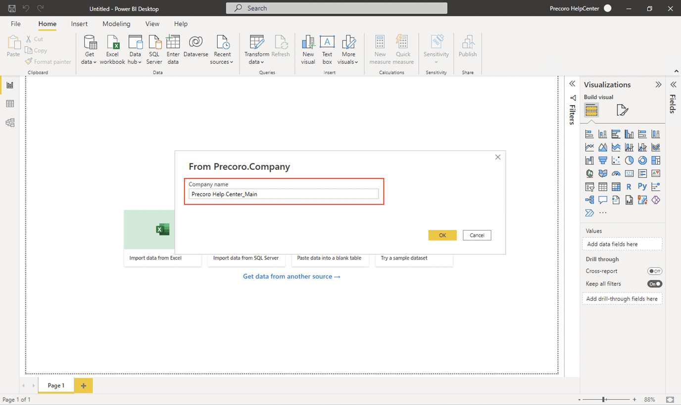 Power BI Custom Connector Integration with Precoro