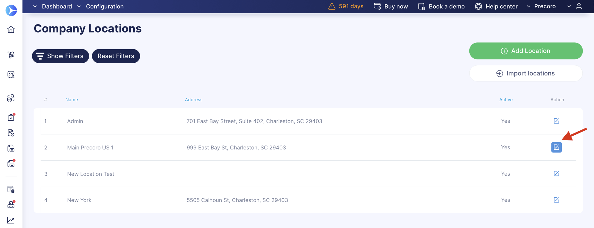 How to Add and Edit Locations