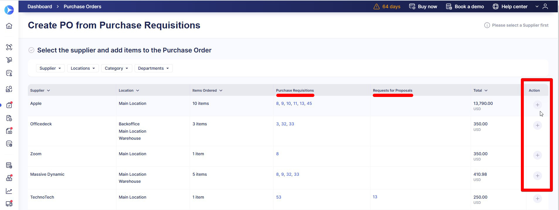 How to Create Purchase Orders from Requisitions