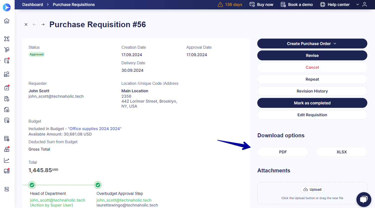 How to Create a Purchase Requisition