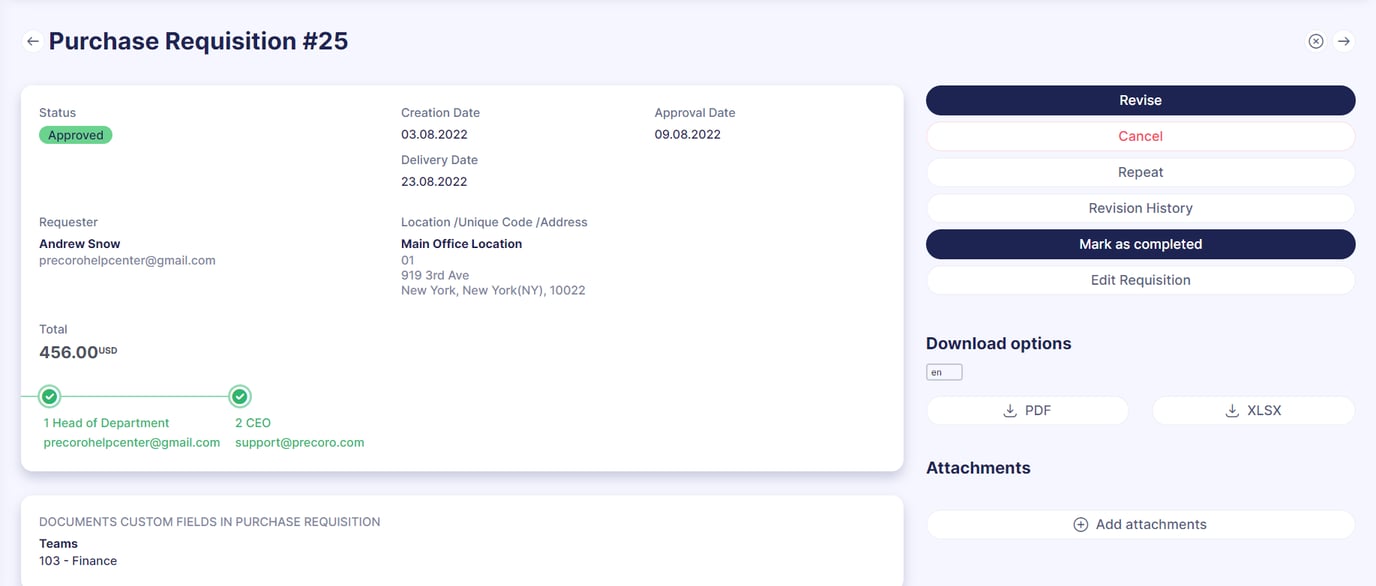 How to Create a Purchase Requisition