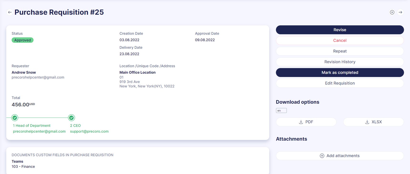 How to Create a Purchase Requisition