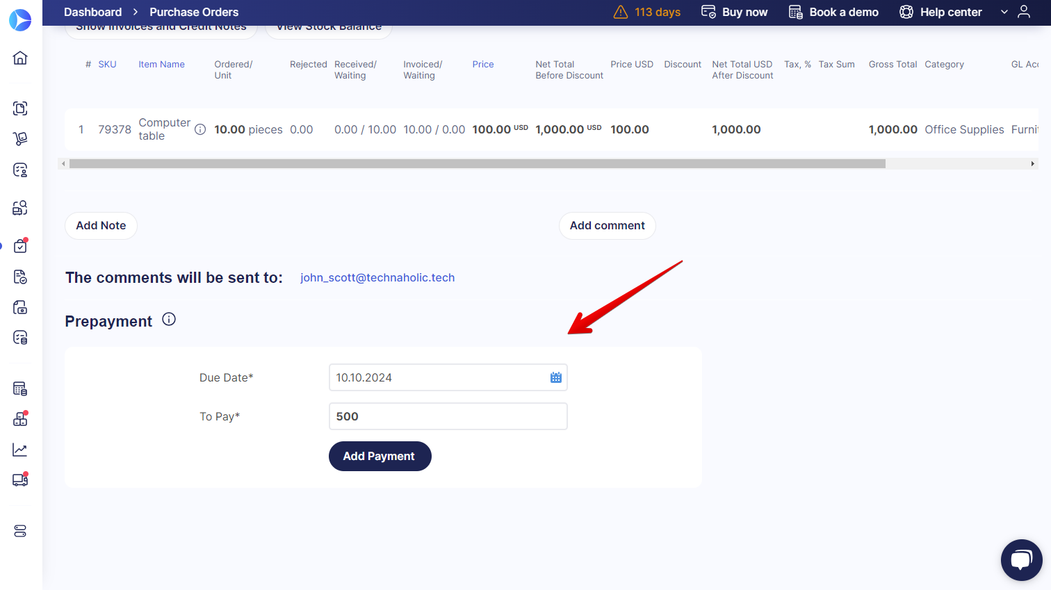How to Create an Invoice from a Purchase Order and Match it