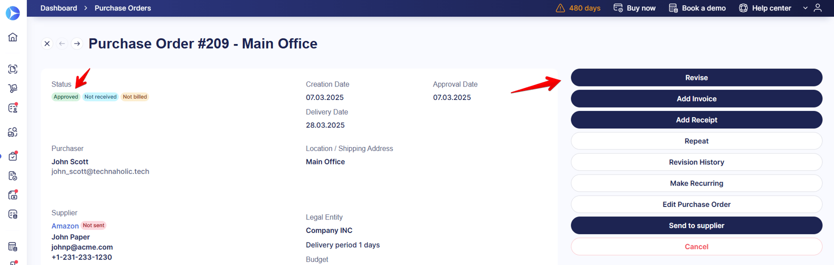 Currency Change for Different Purchase Order Types